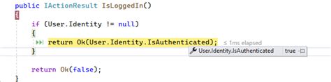 Core Issignedin Always Returns True Net Api Stack Overflow
