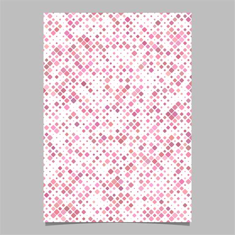 Pink Abstract Square Pattern Brochure Template Mosaic Stationery Background 44770442 Vector