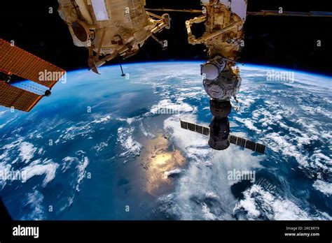 The Iss Or International Space Station Over Nova Scotia Canada Image By Nasa Media Usage