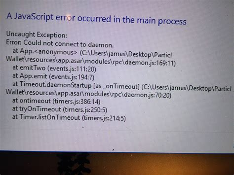 Continuously Getting This Error Cant Open Wallet This Sometimes