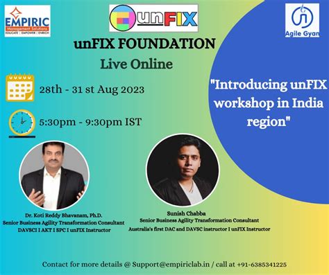 Empiric Management Solutions On Linkedin Unfixfoundation Workshop Agileworkshop Agile