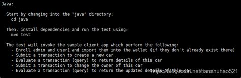 Fabric143 运行fabcarjava Springboot Fabric14 Fabcar Csdn博客