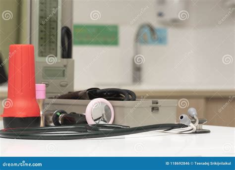 Neurological Examination The Neurologist Testing Reflexes On A Female Neurological Examination The Neurologist Testing Reflexes On A Female