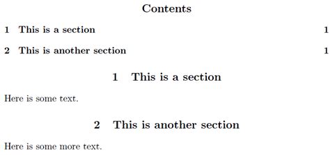 Table Of Contents Adding A Title Prepared As Standard Into The Toc