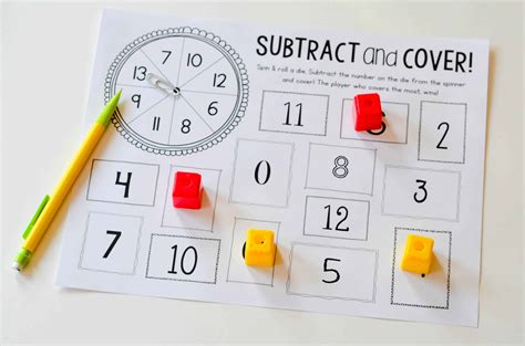 Subtraction Activities For First Grade Susan Jones