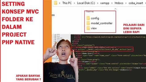 Setting Konsep Mvc Folder Ke Dalam Php Native Youtube