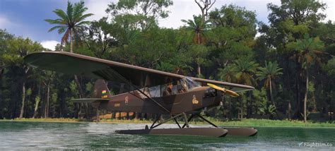 Piper L 4 Grasshopper Brown Ngambi Tj Bsa For Microsoft Flight