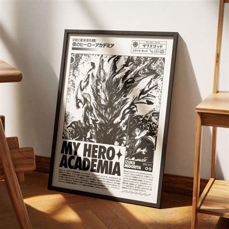My Hero Academia Posters Etsy