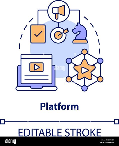Platform Concept Icon Stock Vector Image And Art Alamy