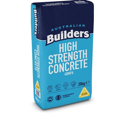 australian builders 20kg high strength concrete mix bunnings australia