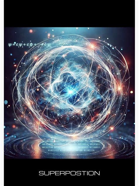An Illustration Of Quantum Superposition Poster For Sale By V