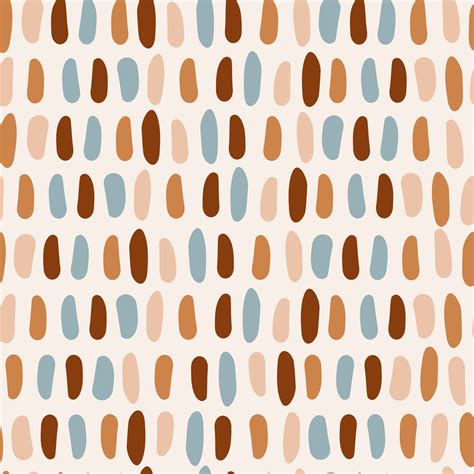 Blue And Brown Polka Dot