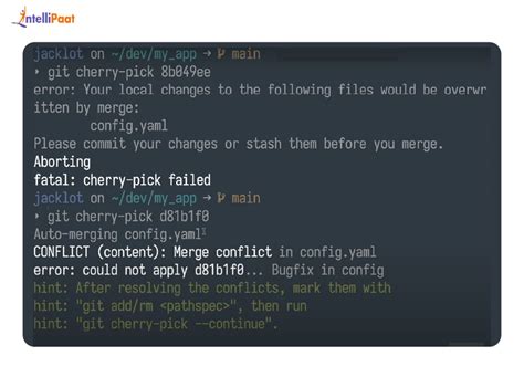 git cherry pick explained how to apply specific commits in git