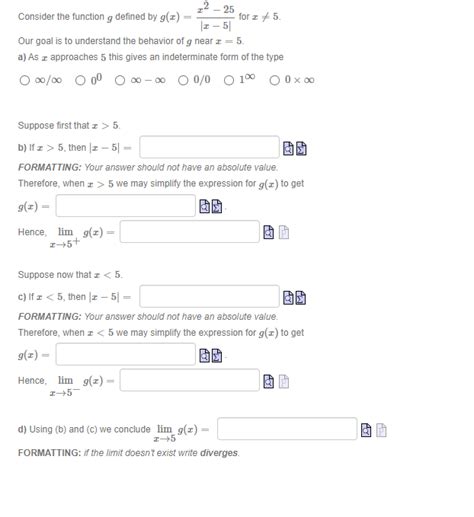Solved Consider The Function G ﻿defined By Gxx2 25x 5