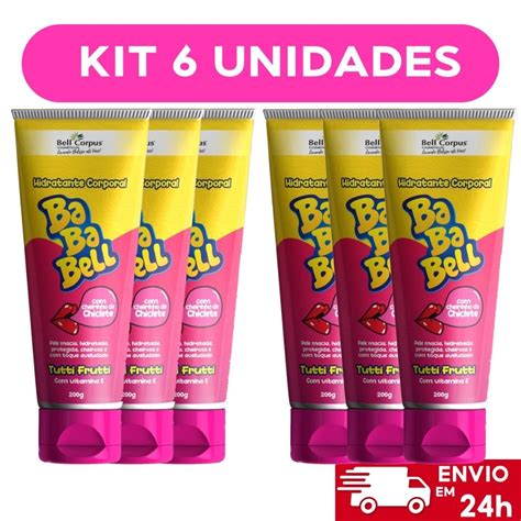 Kit Com 6 Loção Hidratante Corporal Bubaloo Bell Corpus Hydrata Shopee Brasil