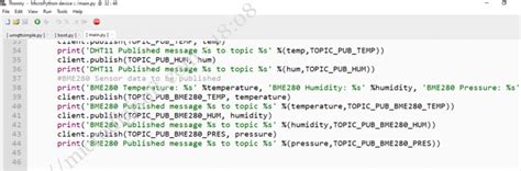 Iot Integration Micropython On Esp32 Publish Multiple Sensor