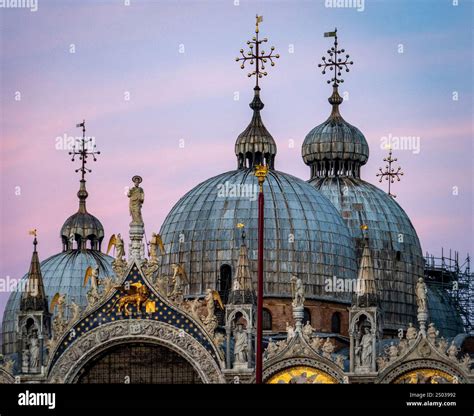 The Domes Of A Historic Cathedral With Intricate Architectural Details