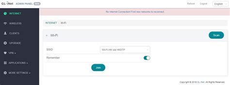 Connect To Captive Portal GL INet Router Docs