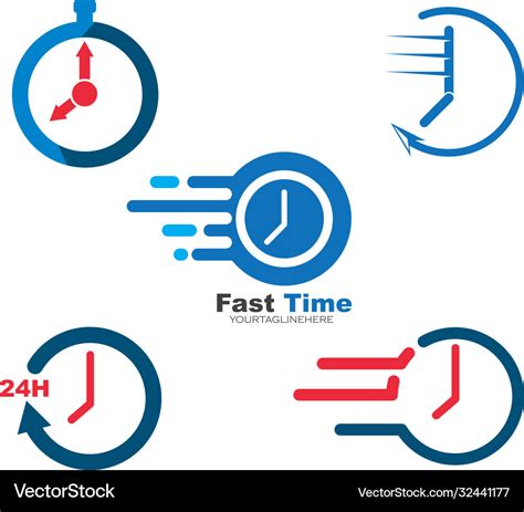 Clock Design Royalty Free Vector Image VectorStock