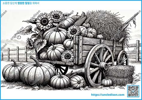 할로윈 호박 등 램프 날짜 가을 풍경 색칠하기 색칠공부도안 유아 어르신 노인 시니어 프린트 인지프로그램 치매예방 활동지 무료