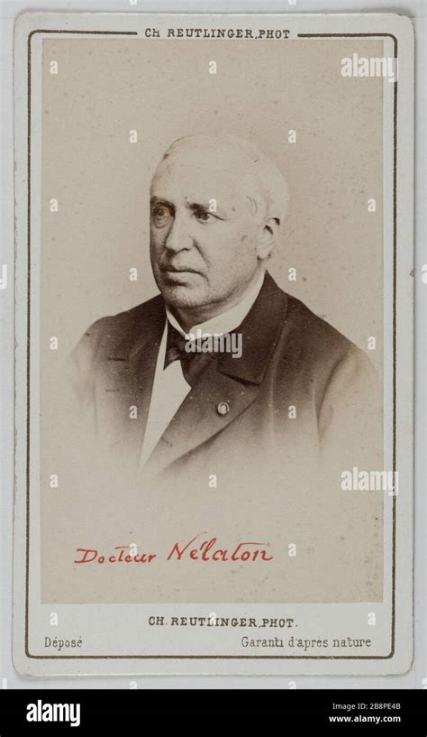 Portrait Of Auguste Nelaton 1807 1873 Surgeon Portrait Dauguste Nélaton 1807 1873