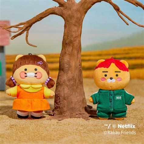 카카오프렌즈 Kakao Friends 어떤 키링이 취향이십니까 춘희 플레이어 가드 뭐든 말만 하라냥🐱 ☑️키링 5종 영희춘식이 빨간머리라이언 새로운 룩의 라춘을