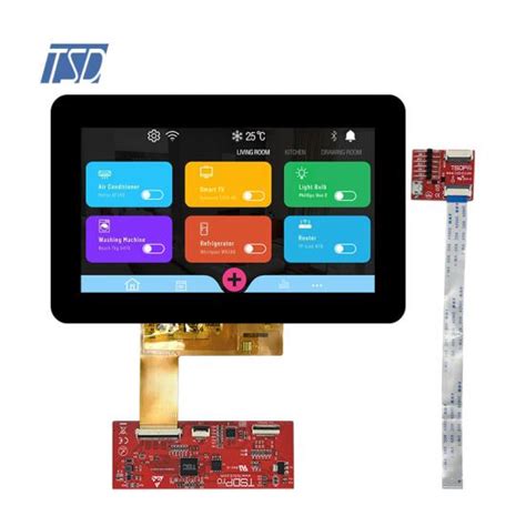 best tsd 7 inch lcd display with uart interface and pcap touch screen