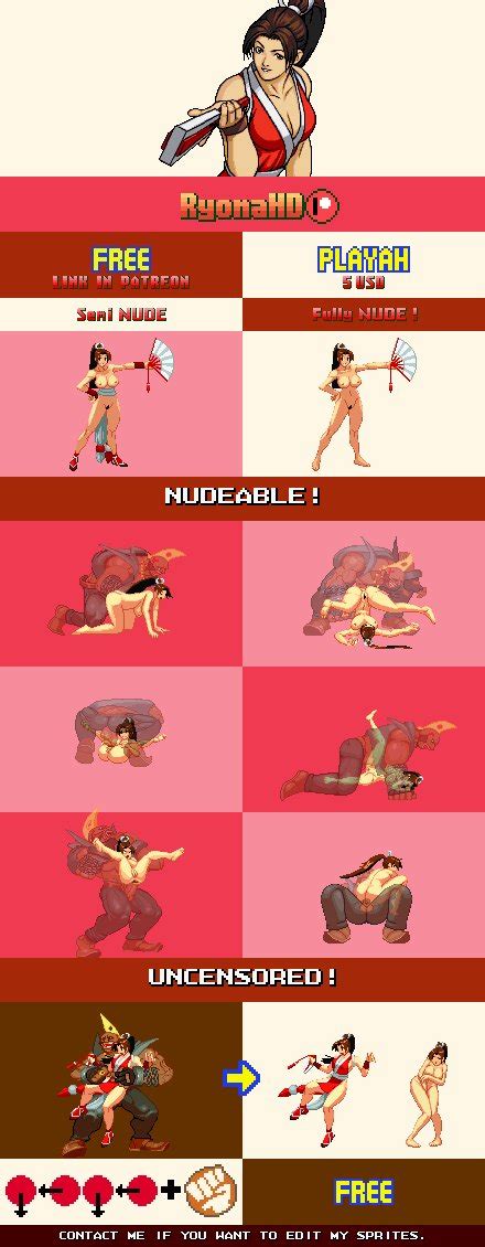 Ryonahd On Twitter Free Release Mai Nudeable Version Uses Milkymai S Sprites Playahs Have