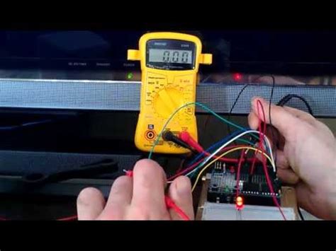 PWM Testing With Multimeter Arduino Uno YouTube