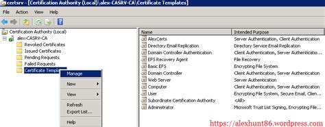Setup SSL Certificate For VSphere Lab Part Creating SSL Web Certificates Template For VMware