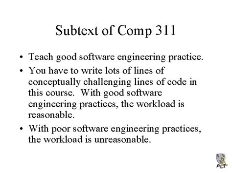 Comp 311 Principles Of Programming Languages Lecture 1