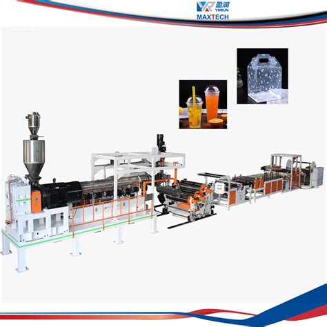 Ps Thermoforming Plastic Sheet Extrusion Forming Sheet Extruder And