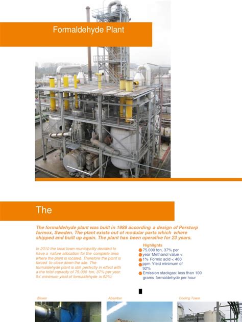 Complete Formaldehyde Plant Pdf Boiler Steam