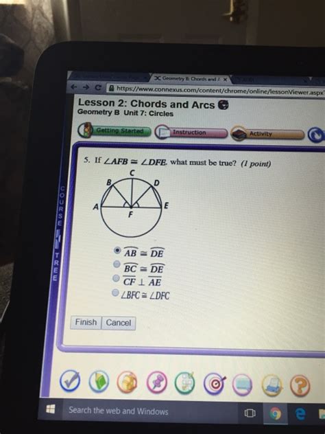 Solved If AFB DFE What Must Be True AB DE BC DE CF Chegg Com