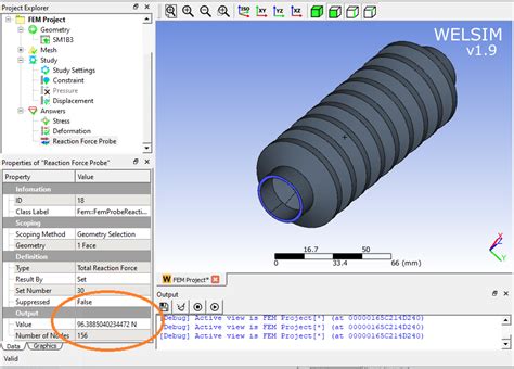 Yeoh Hyperelastic Model For Nonlinear Finite Element Analysis