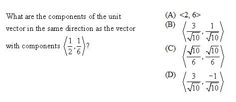 Solved What Are The Components Of The Unit Vector In The Chegg Com