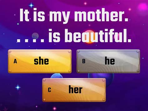 She He Her His Quiz