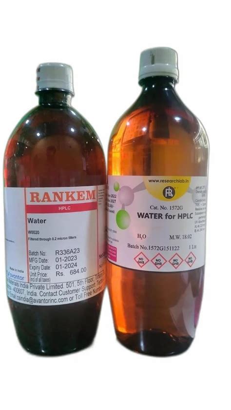 Water Hplc Grade At Best Price In Gwalior By Shiv Shakti Trading Company Id 2851978584448