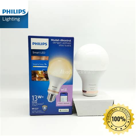 Jual Lampu Smart Wifi Led W Philips Tuneable White Dimmer Shopee Indonesia