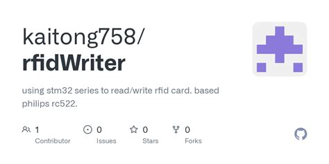 Github Kaitong Rfidwriter Using Stm Series To Read Write Rfid Card Based Philips Rc