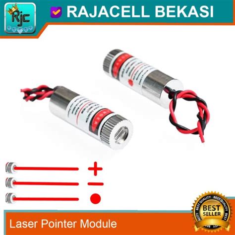 Laser Module 5mw 650nm 3v 5v Red Point Cross Line Industrial Laser Lazada Indonesia