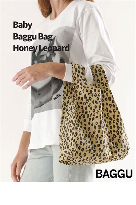 바쿠백 소형 베이비 에코백 장바구니 Honey Leopard 감도 깊은 취향 셀렉트샵 29cm
