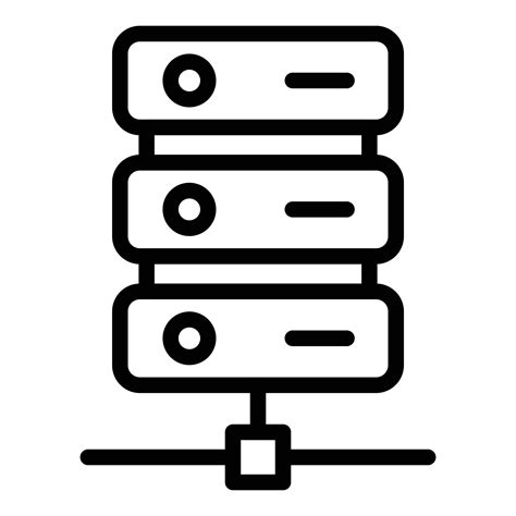 Server Backup Icon Outline Style 15900928 Vector Art At Vecteezy