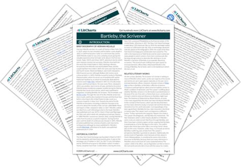 Bartleby Character Analysis In Bartleby The Scrivener Litcharts