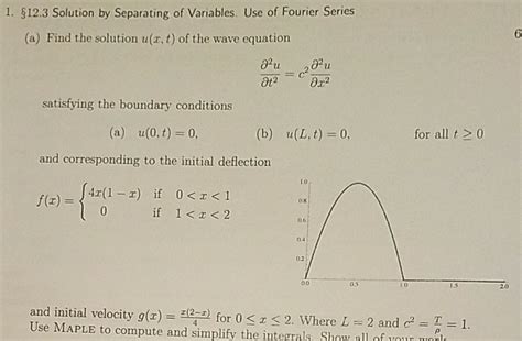 solved 1 512 3 solution by separating of variables use of