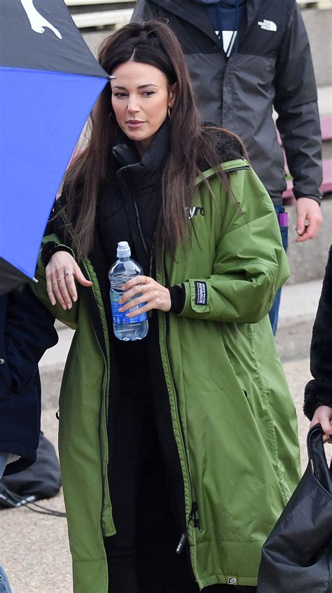 Michelle Keegan Arrives On The Set Of Brassic In Blackpool 11012022