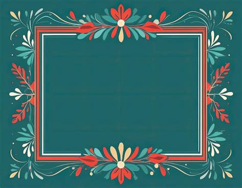 Premium Photo Stylish Vector Frame On A Holiday Background In