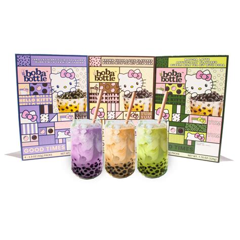 Hello Kitty Boba Kit Bundle A Sha Foods Usa