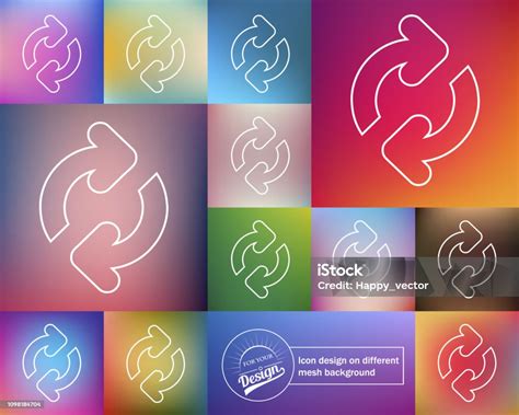 웹 및 모바일 응용 프로그램 백그라운드에 고립 된 화살표의 추상 창조 개념 벡터 아이콘입니다 벡터 일러스트 레이 션 템플릿 디자인 비즈니스 Infographic 소셜 미디어