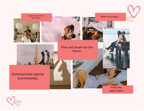 Free Relationship Vision Board Template To Edit Online